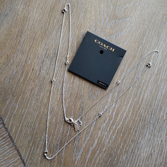 Coach | Jewelry | Signature Silver Coach Necklace | Poshmark
